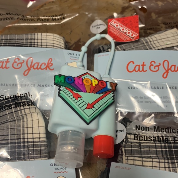 Hasbro | Accessories | Mask Monopoly Sanitizerlip Balm And Holder 8 ...